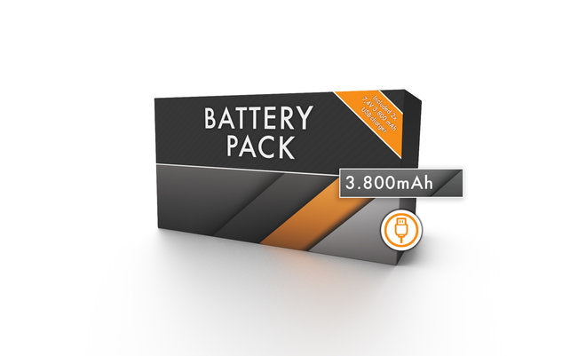 Extra Battery Pack 3,800 mAh | USB rechargeable – BERTSCHAT® [UK]